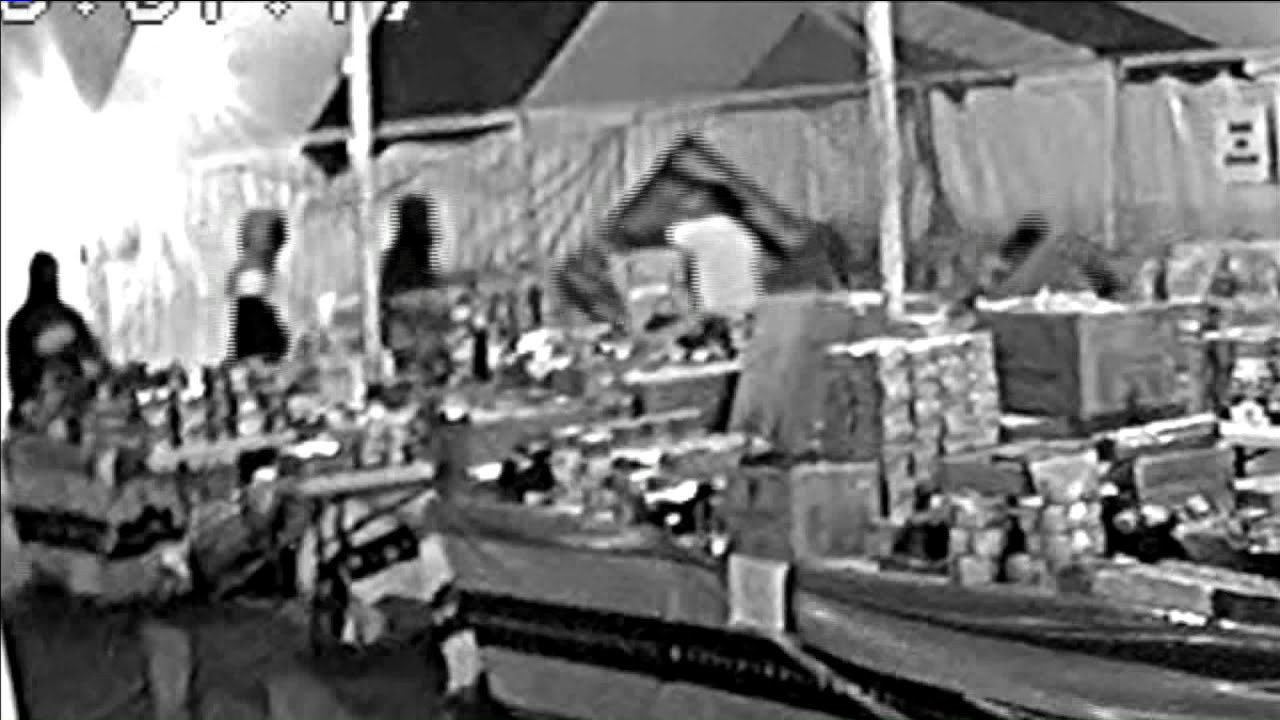 Thieves target fireworks stand - YouTube