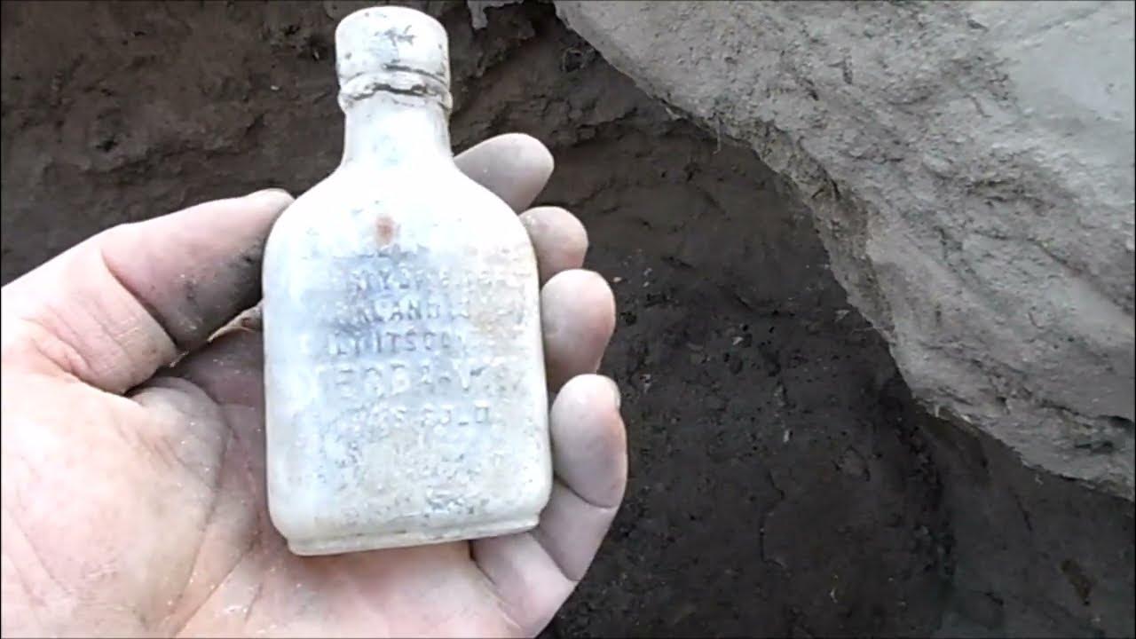 Privy Digging in Benson and YUMA Arizona for Antique Bottles - YouTube