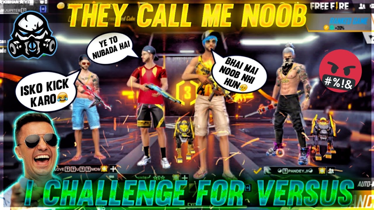 RANDOM HEROIC PLAYER CALL ME NOOB 🤬 i challenge him for 1vs2 || WHAT ...
