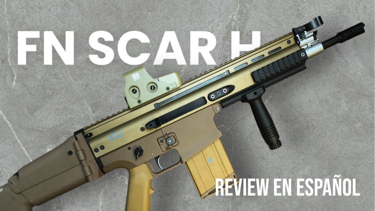🔥LA MÁS HERMOSA!!! SCAR H MK17 👀(Review, unboxing ) scar de hidrogel ...