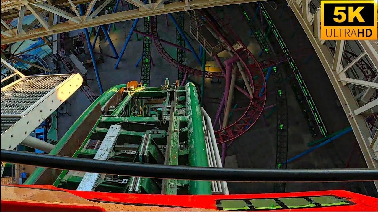 POV: TMNT Shellraiser 5K WORLDS STEEPEST DROP Nickelodeon Universe ...
