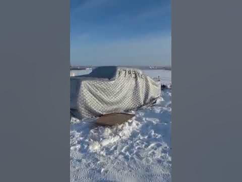 Как не заморозить машину в Якутии. Одеяло для машины. How not to freeze ...