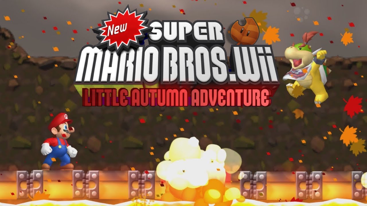 Newer Super Mario Bros.Wii Little Autumn Adventure 100% Complete - YouTube