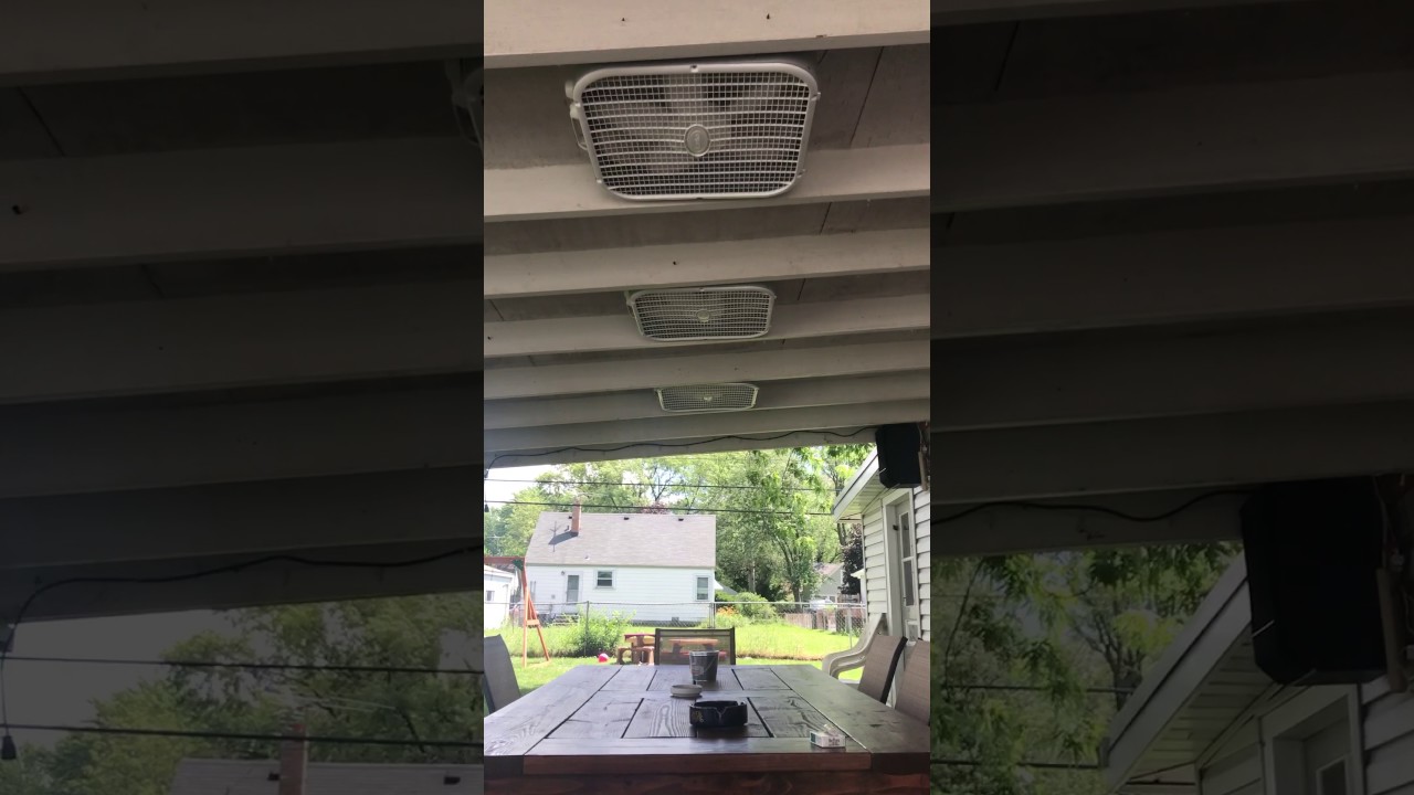 Redneck ceiling fans. - YouTube