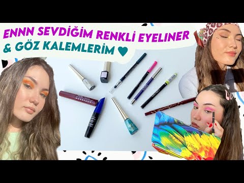 uygun fiyatlı renkli eyeliner & göz kalemi önerileri ✨