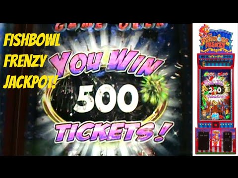 Fishbowl Frenzy Arcade Game! 500 Tickets JACKPOT + More? - YouTube