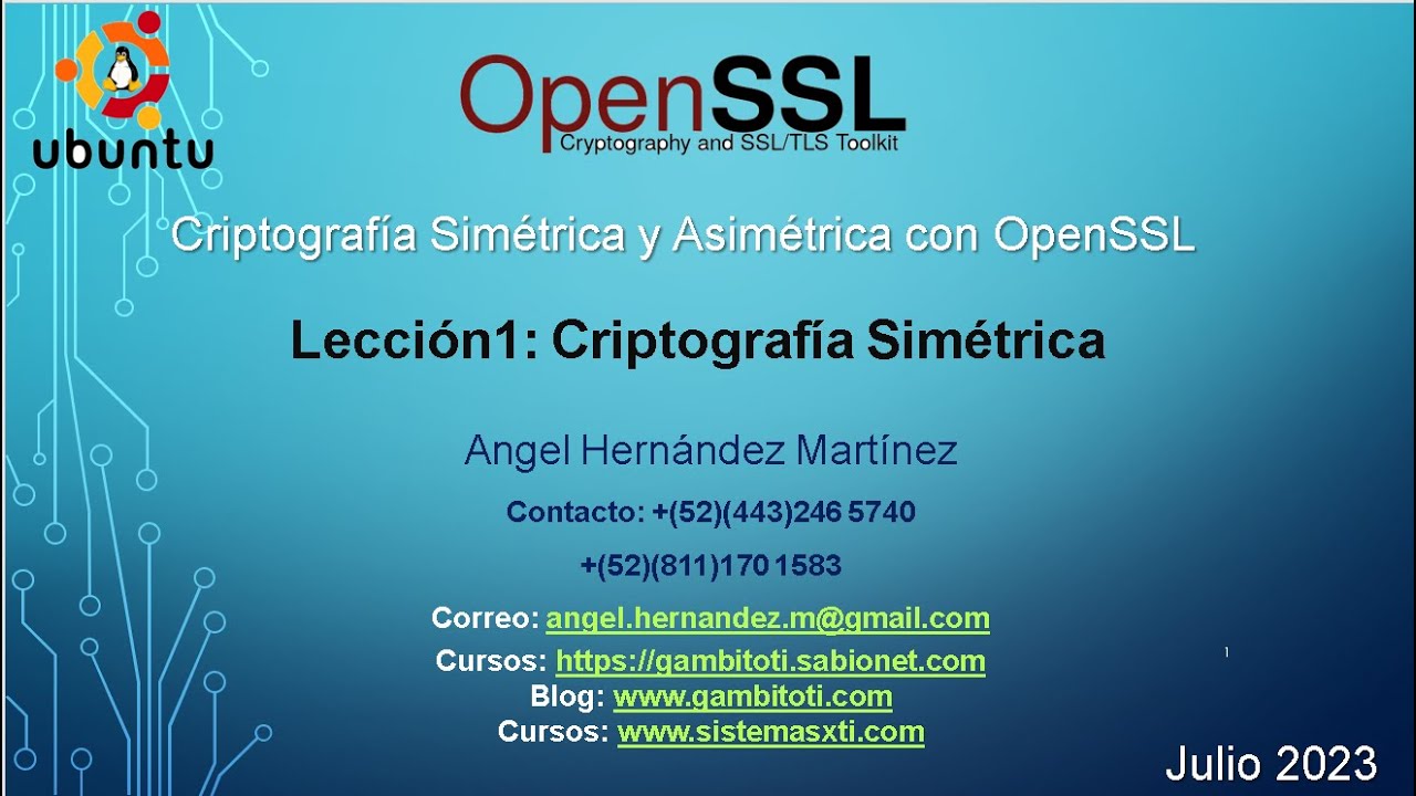 Video1: Teoria Criptografía Simétrica - YouTube