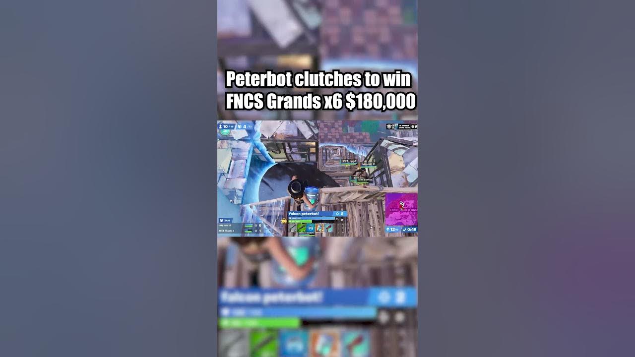 Peterbot wins FNCS Grands again!!!! INSANE CLUTCH!!! - YouTube