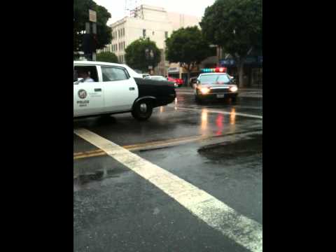 Hollywood Police Prop Car Parade - YouTube