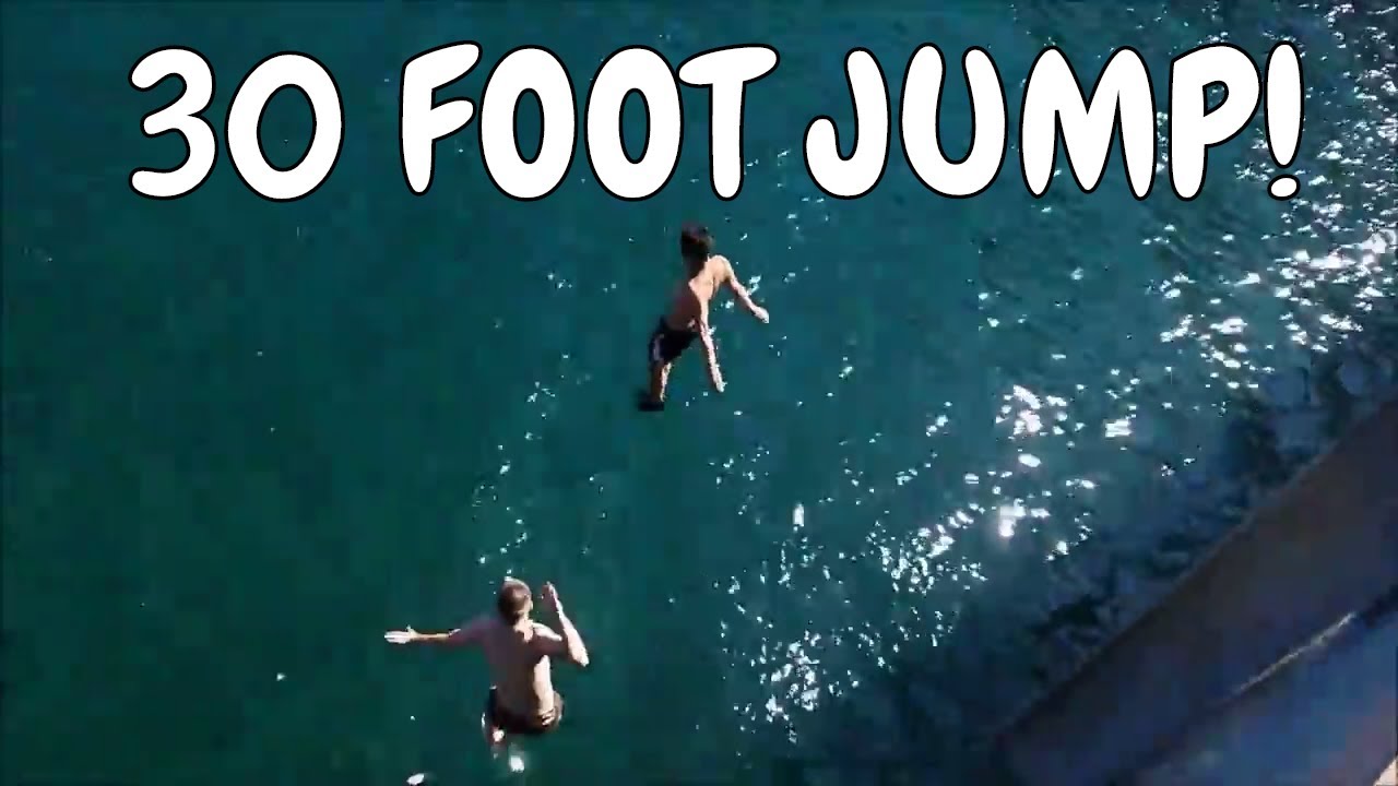WE JUMPED OFF WHAT?! JUMPING OFF 30 FOOT BRIDGE!? - YouTube