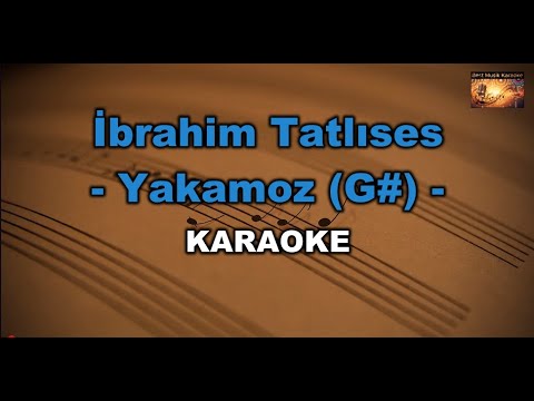 İbrahim Tatlıses - Yakamoz (G#) Karaoke / Md Altyapı / Cover / Lyrics