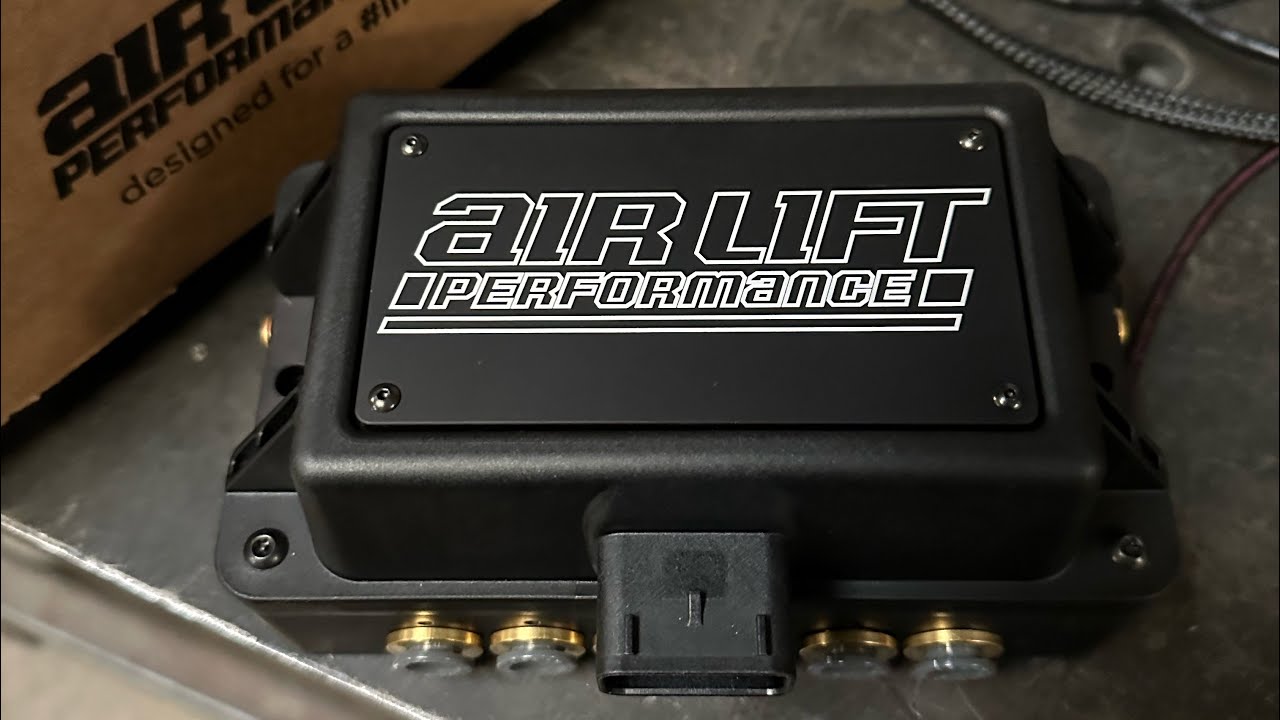 Airlift 3p install on the bagged trucks - YouTube