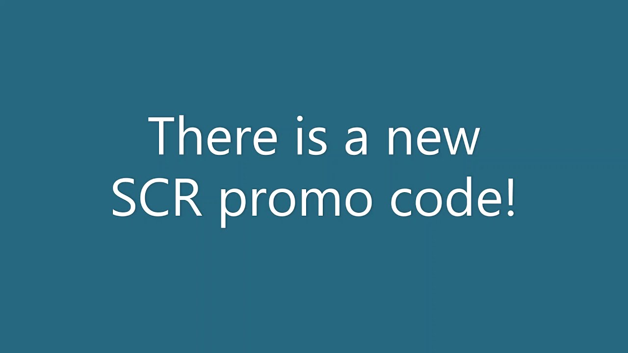 SCR promo code 6th Dec - EXPIRED - YouTube