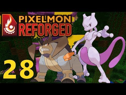 [28] Mewtwo, Terrakion, and Ultra Jungle!!! (Pixelmon Reforged Gameplay ...
