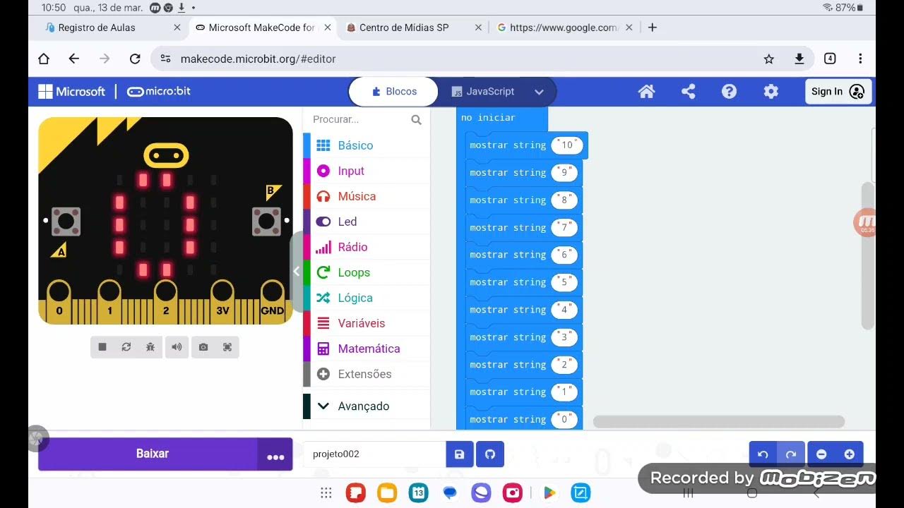 Robótica 2024 - Simulador Makecode\Microbit - Profs. Luiz da Joyce e ...