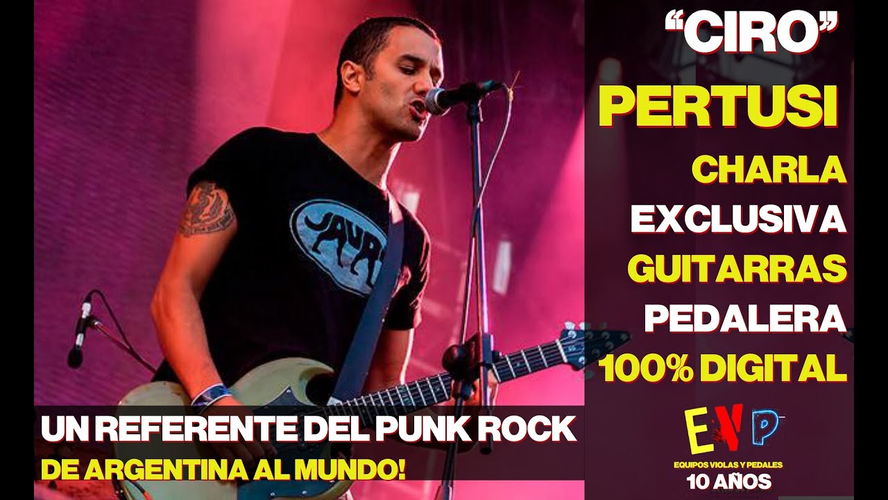 Ciro Pertusi, Guitarras y audio 100% digital - charla exclusiva con el ...