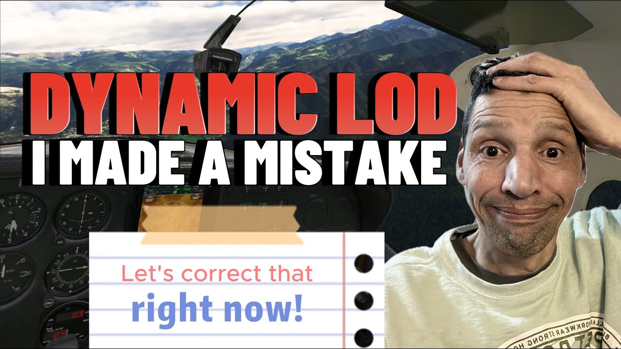 Dynamic LOD - I made a mistake - Let's correct that!! - YouTube
