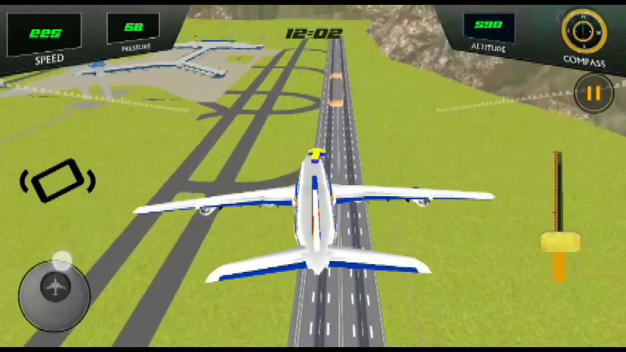 Real Plane Landing Simulator Android Gameplay - YouTube