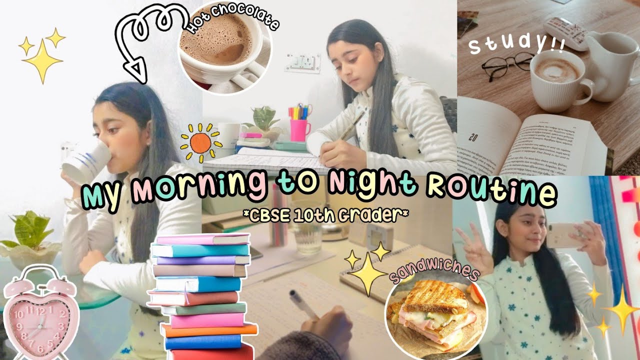 My Morning to Night Routine as a teenager :) CBSE 10th grader - YouTube