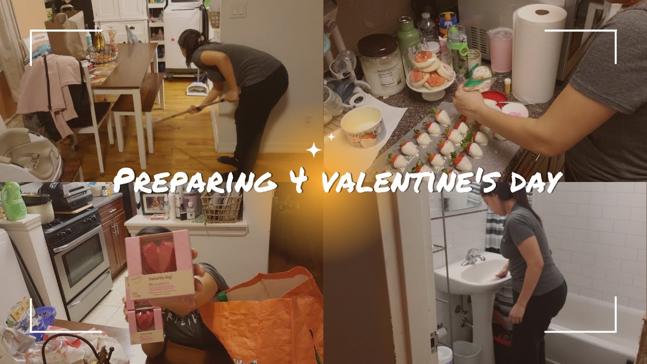 CLEAN WITH ME || PREP FOR VALENTINE'S DAY || Cleaning Motivation - YouTube