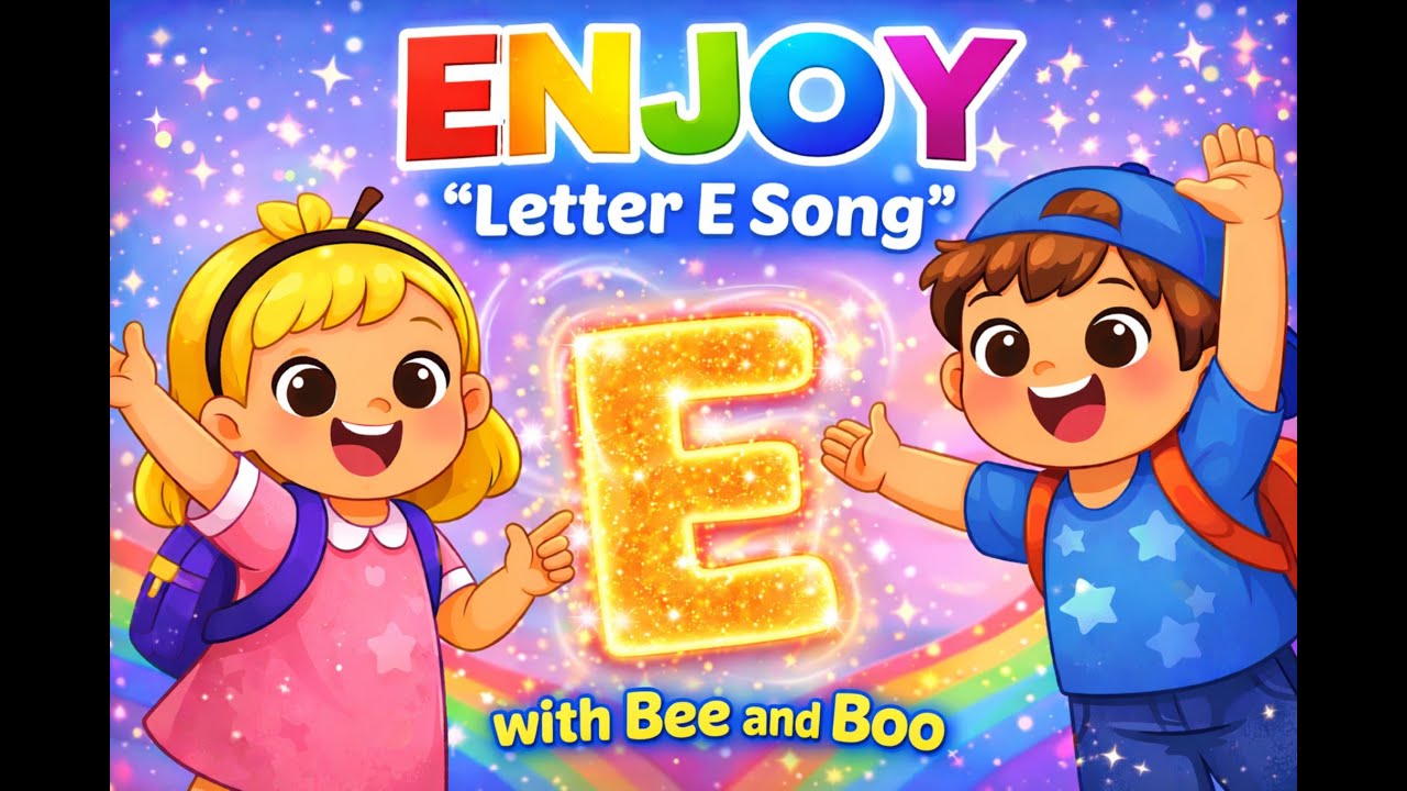 ENJOY | Fun Letter E Song | Alphabet For Kids - YouTube