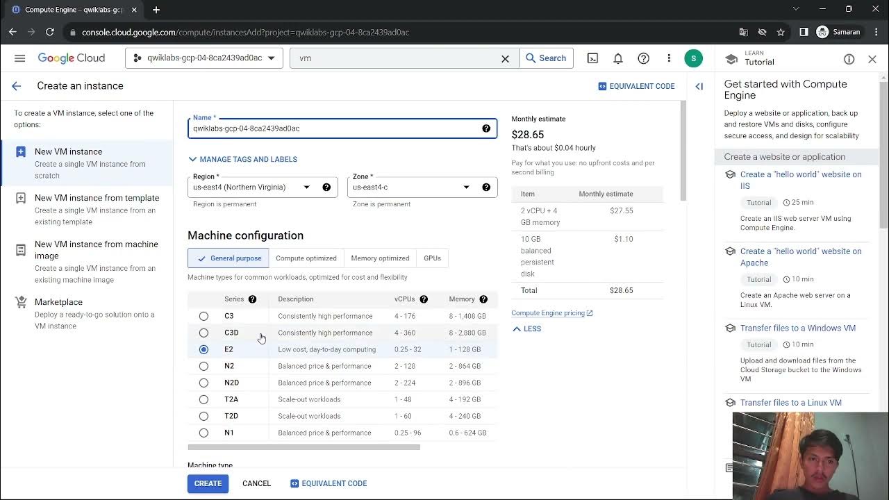 Compute Engine Qwik Start Windows - YouTube