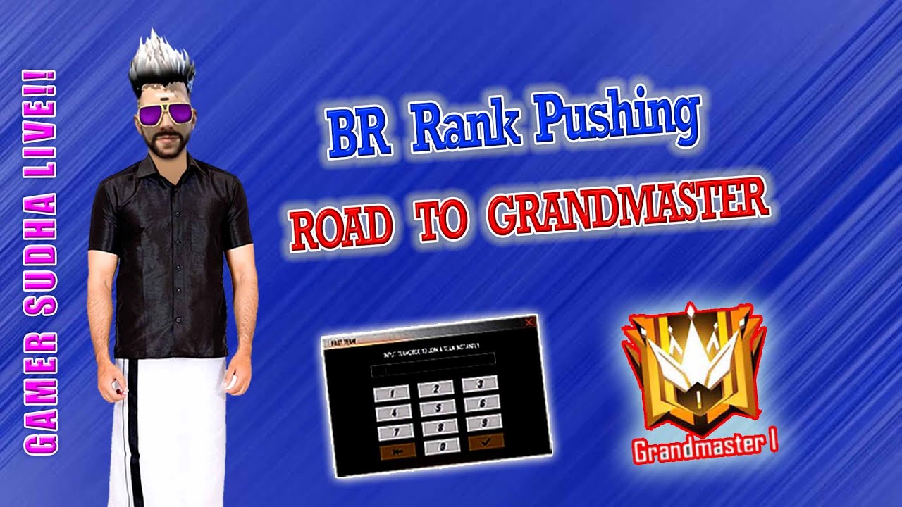 GAMER SUDHA IS ON LIVE // ROAD TO GRANDMASTER DAY 3 // BR RANK PUSHING ...