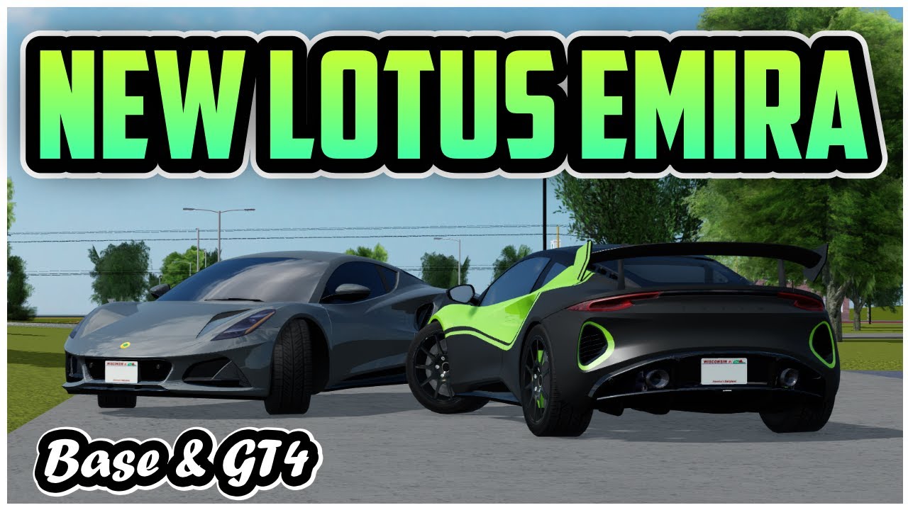 REVIEWING THE *UNRELEASED* LOTUS EMIRA | Roblox Greenville - YouTube