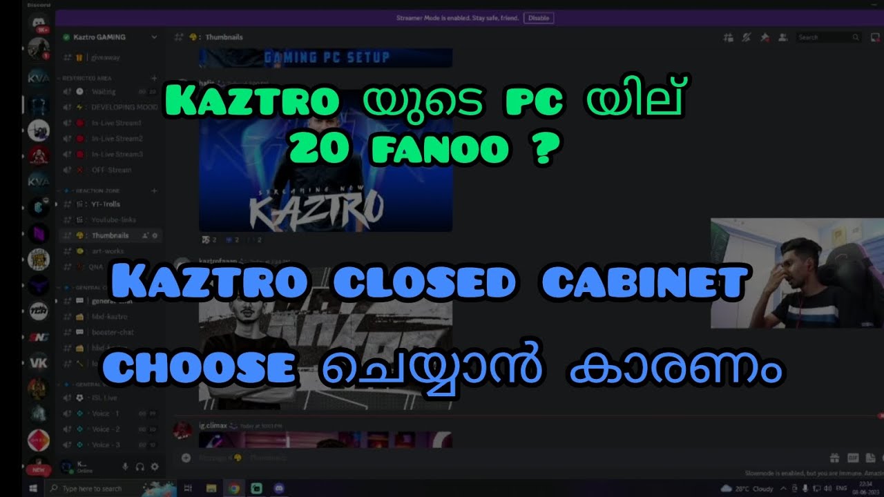 kaztro യുടെ പുതിയ pc യില് 20 fanoo? 😯 #kaztro #gaming - YouTube