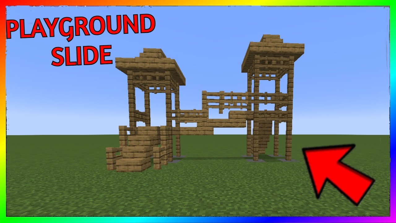 How To Make A Playground Slide! MINECRAFT - YouTube