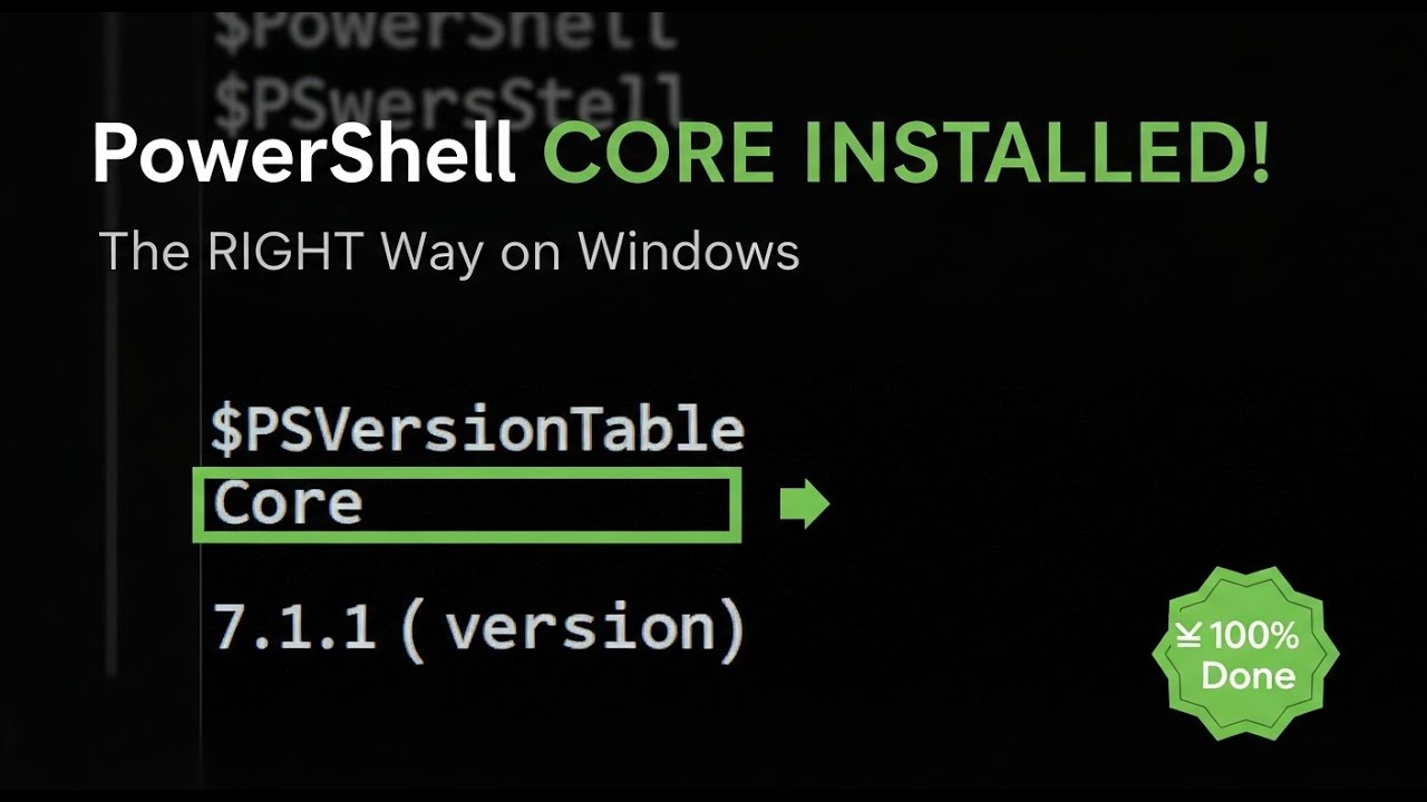 PowerShell Core 7.1.1 Installation Guide: Download pwsh.exe & Set ...