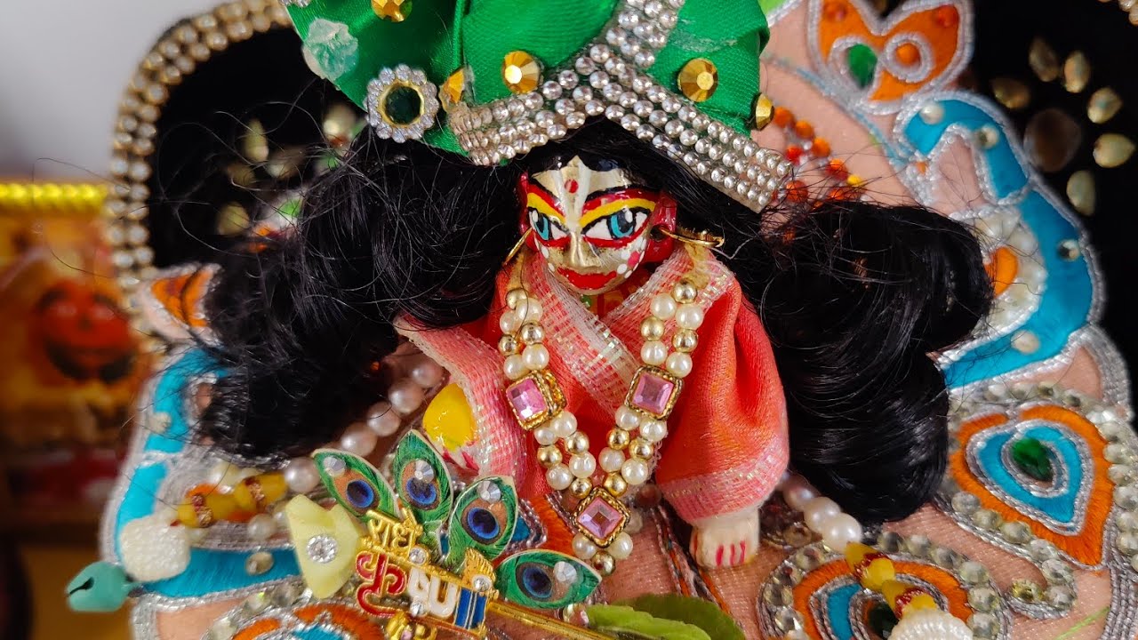 How to do Laddu Gopal g makeup|| Laddu gopal g ka Shringaar kese kare ️ ...