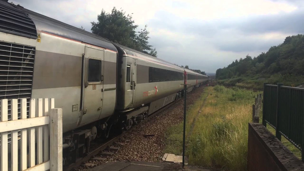CrossCountry HST 43321 & 43357 passing Meadowhall - YouTube
