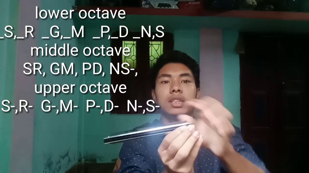 Octave in mouth organ||sa re ga ma pa||upper octave,lower octave, middle octave - YouTube