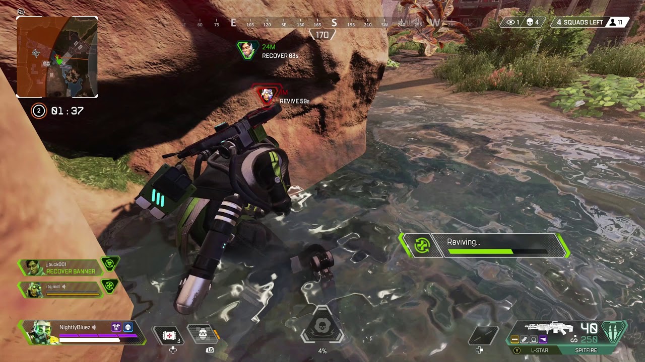 First time playing Caustic Apex Legends - YouTube