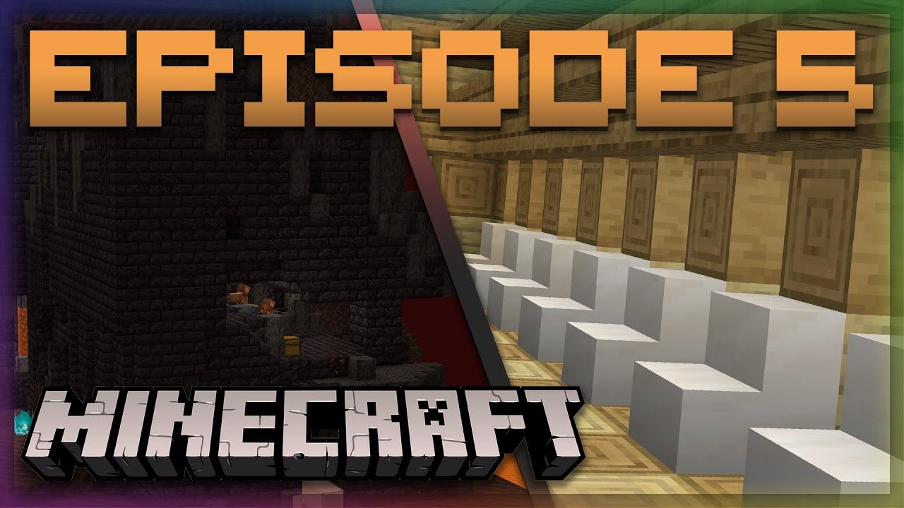 Visiting The Nether + Trading Hall! | Creativboi Minecraft Let's Play ...
