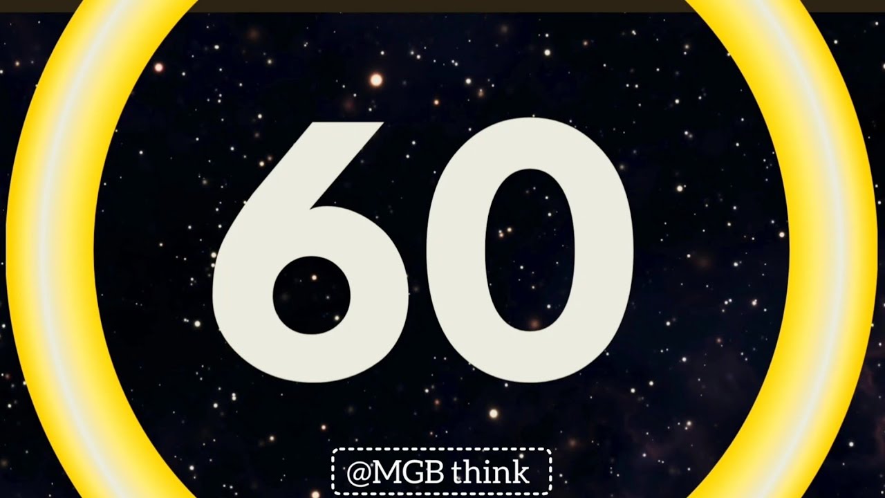 60 Seconds Timer with voice countdown - YouTube