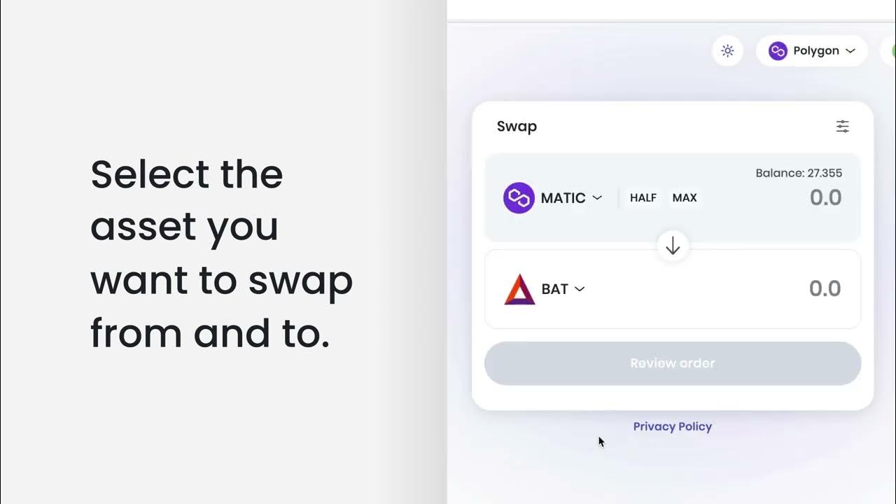 Wallet: Swapping crypto - YouTube