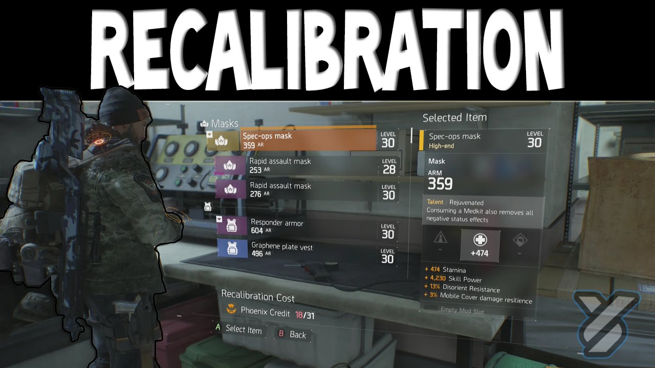 The Division: MAX your Armour and Upgrade STATS - YouTube