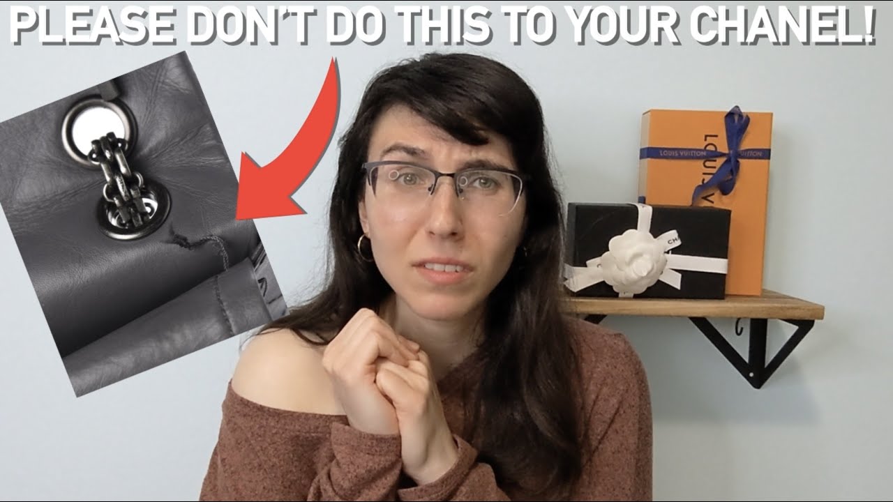PLEASE DON’T DO THIS TO YOUR CHANEL! How to AVOID DAMAGE to your luxury ...