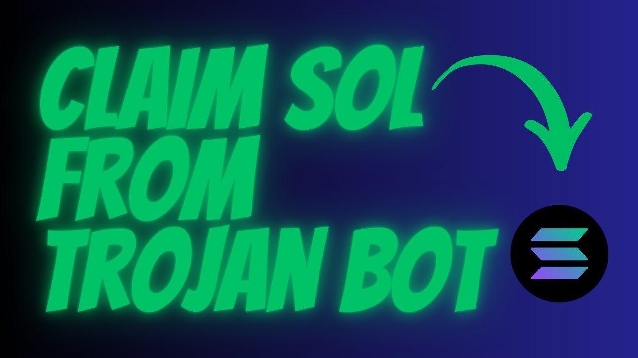 Claim Solana Back FREE From Your Trojan Trading Bot - YouTube
