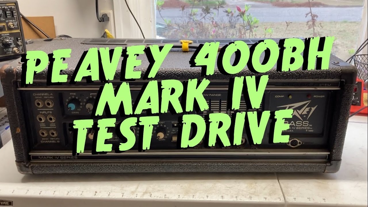 Testing a Peavey 400BH Mark IV Bass Head Amplifier - YouTube