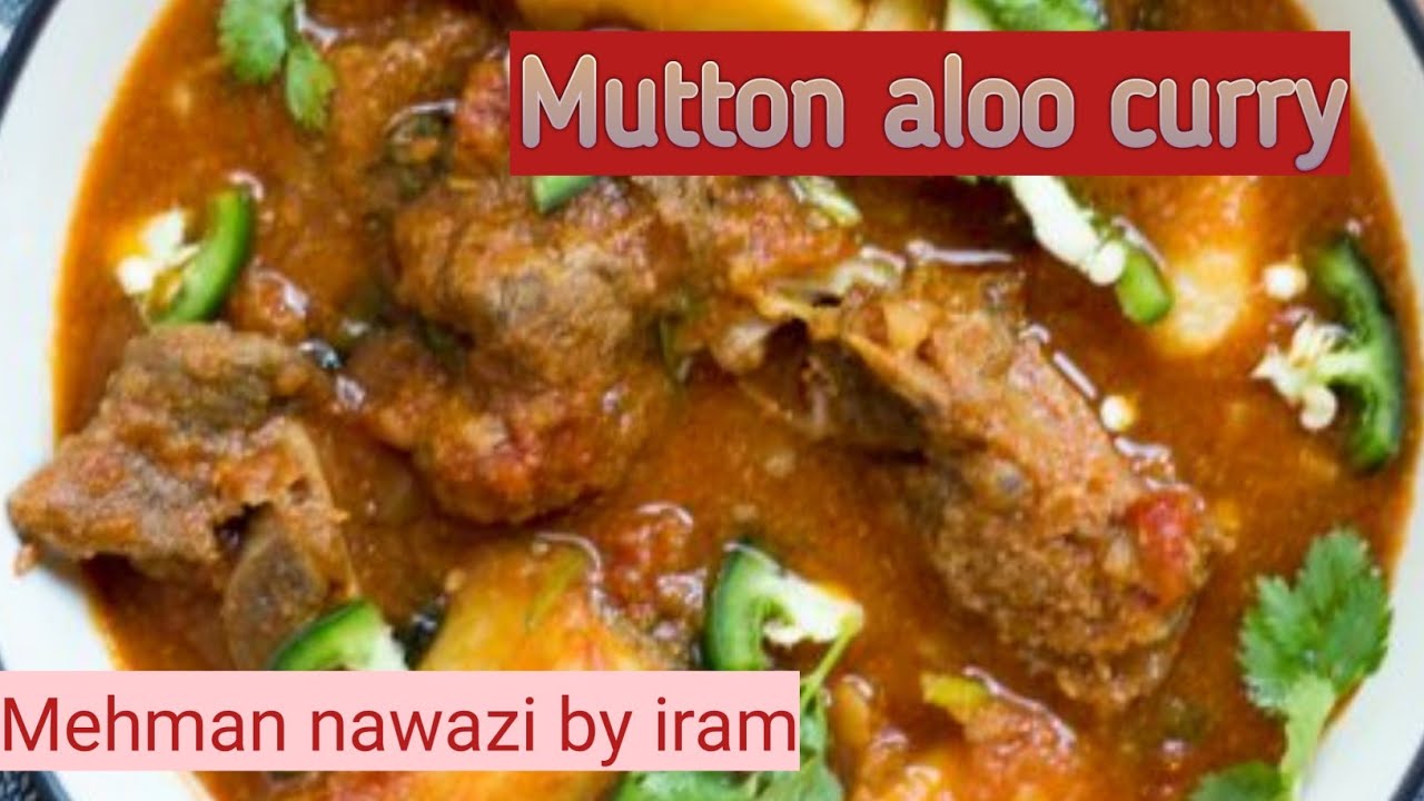 Mutton aloo curry! Mutton aloo salan bilkul dhaba style! easy recipe of ...