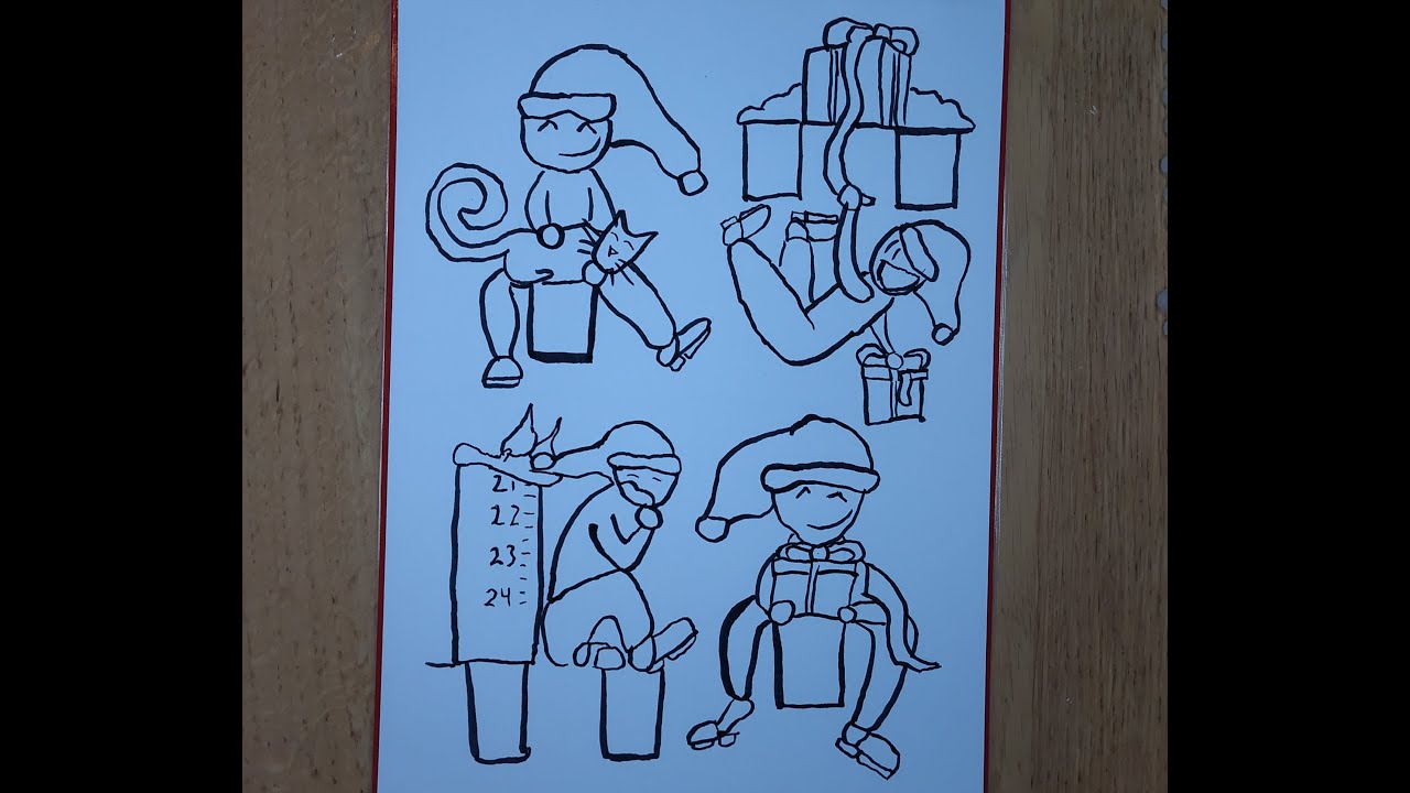 How to make traditional Danish decorative cut-out elves (kravlenisser ...