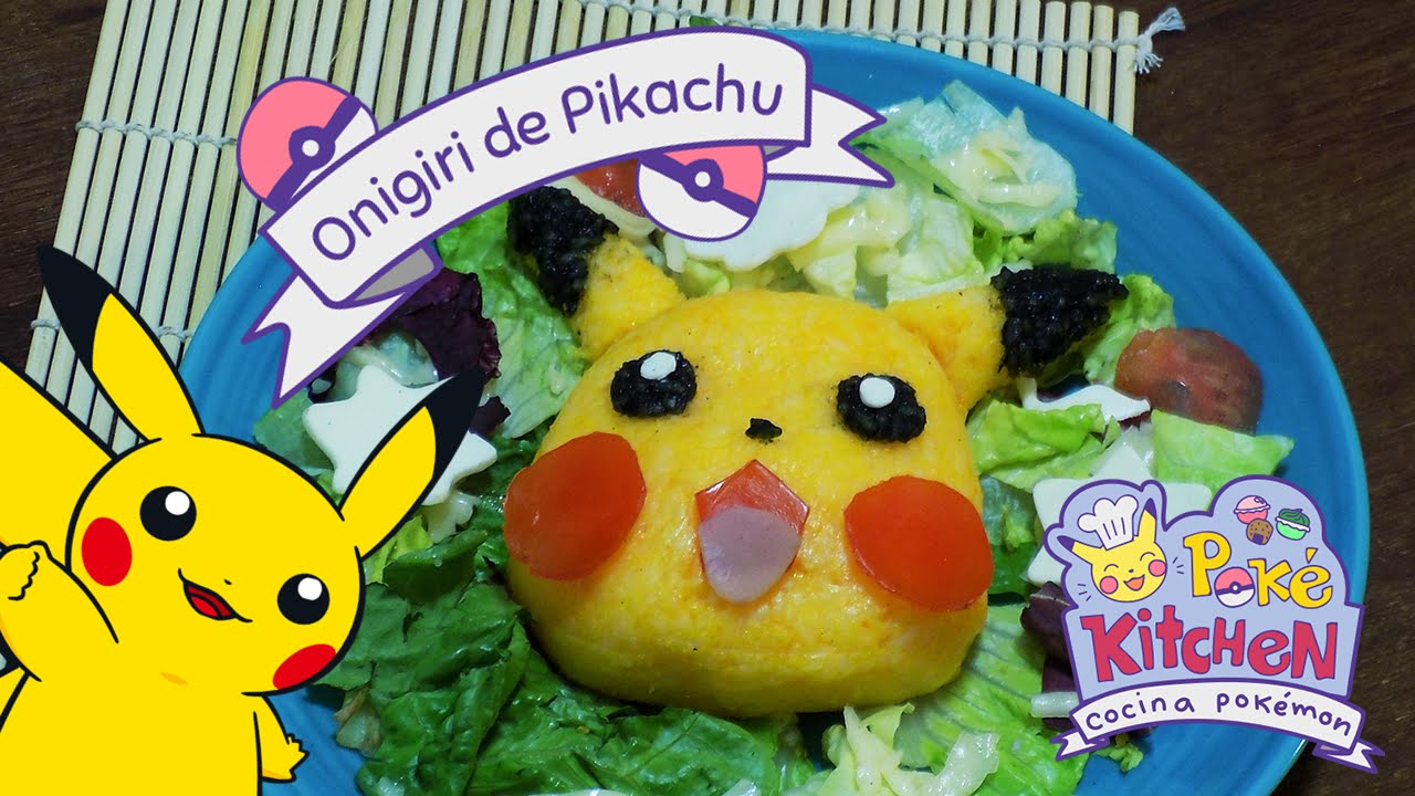 PIKACHU ONIGIRI! by Poké Kitchen Foodie Blog! - YouTube