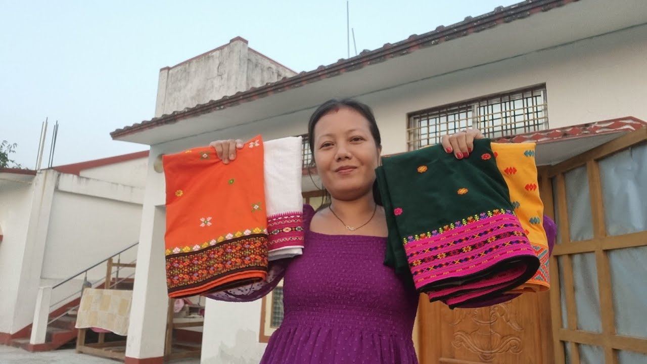 Dimasa traditional Rigu-Rikhausa Design Graph ||Dimasa Mekhela Sador ...