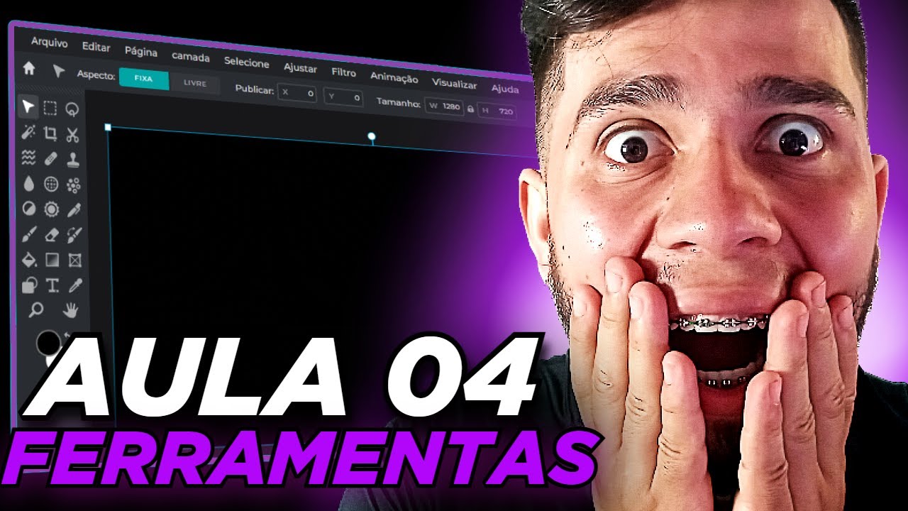 AULA 04 FERRAMENTAS TUTORIAL PIXLR EDITOR DE IMAGEM ONLINE - YouTube