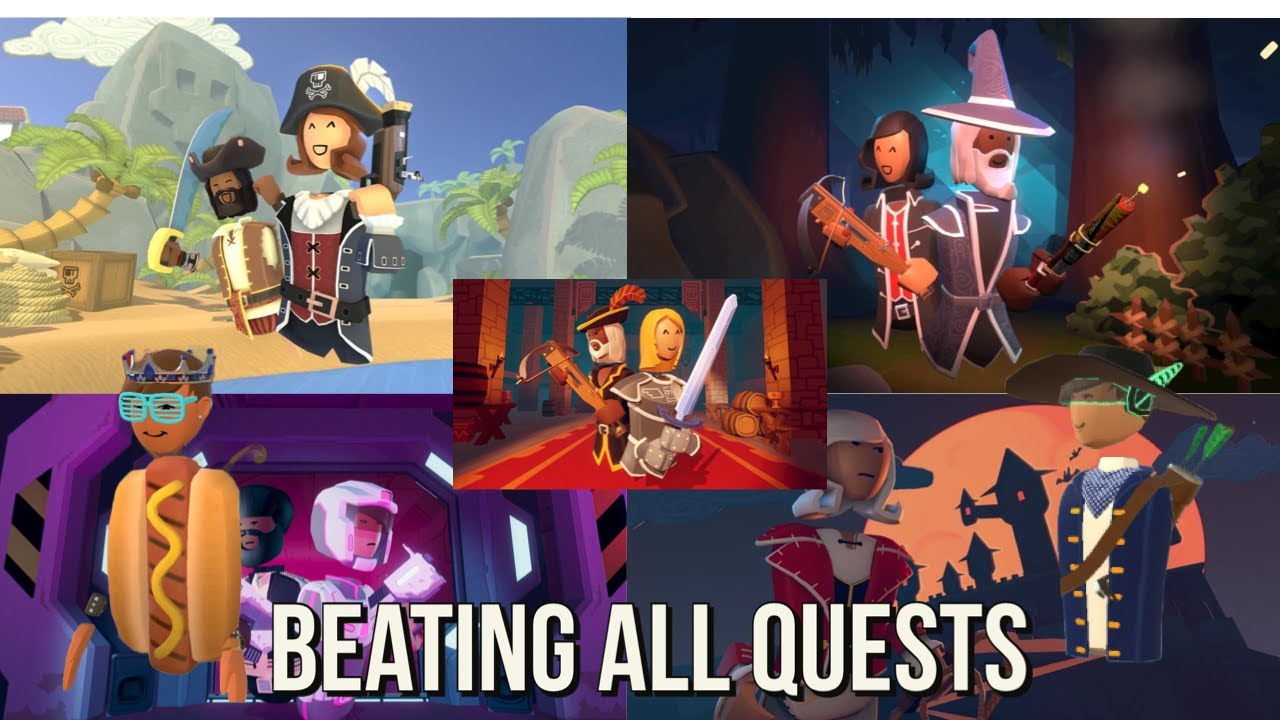 Beating All Rec Room Quests In One Stream - YouTube
