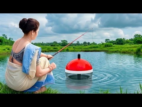 Fishing video  || Amazing Fishing Skills of Village Woman | Unbelievable Big Catch Moment