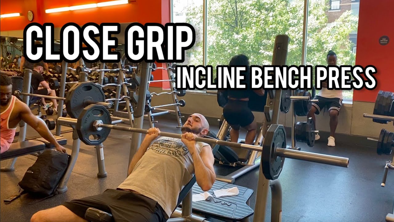 How To: Close Grip Incline Bench Press | Matrix Fitness - YouTube
